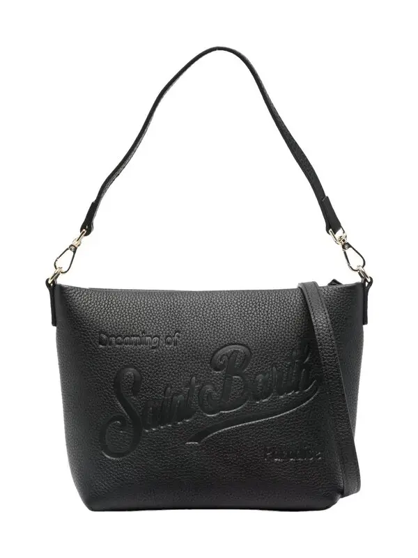 MC2 SAINT BARTH Embossed Crossbody Bag - Black