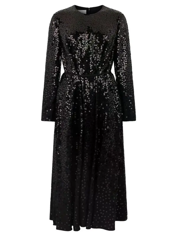Valentino Garavani Sequin-embellished Dress - Black