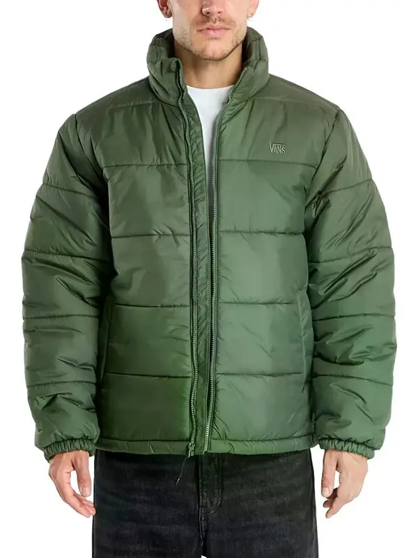VANS Hillgate Zip-up Puffer Jacket - Green