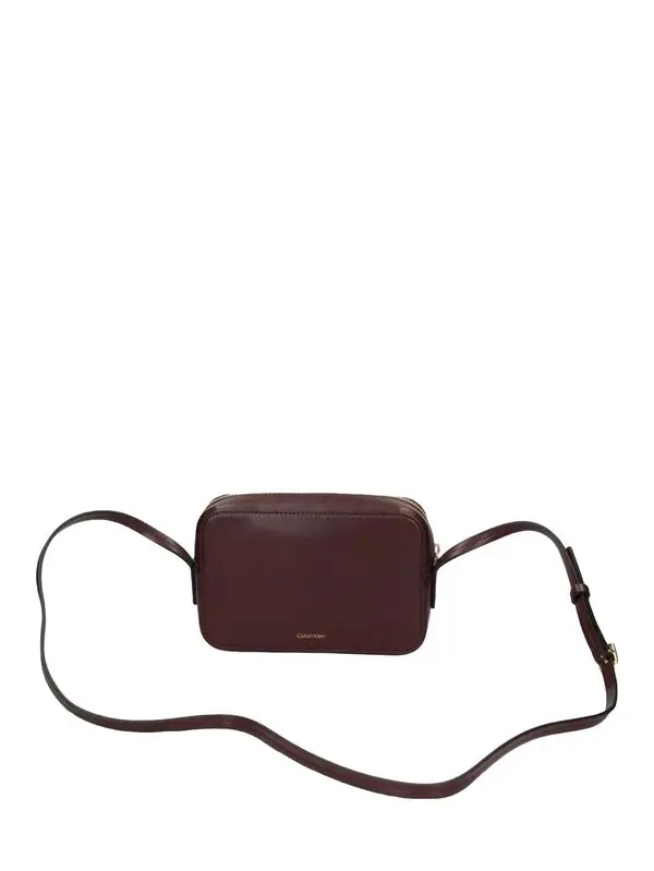 Calvin Klein Zip Cross Body Bag - Brown