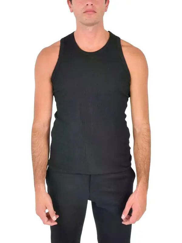 JAMES PERSE La Skate Ribbed Tank Top - Black