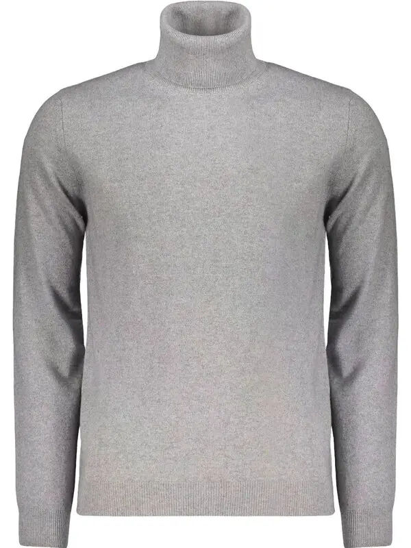 MOORER Turtleneck Sweater - Grey