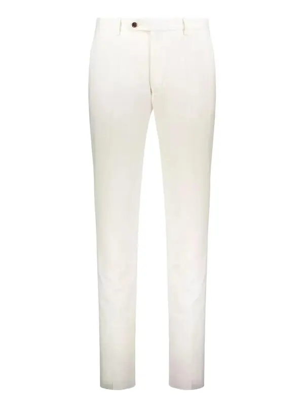 MOORER Button-fastening Trousers - Neutrals