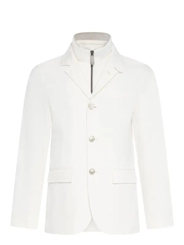 Herno Single-breasted Blazer - White