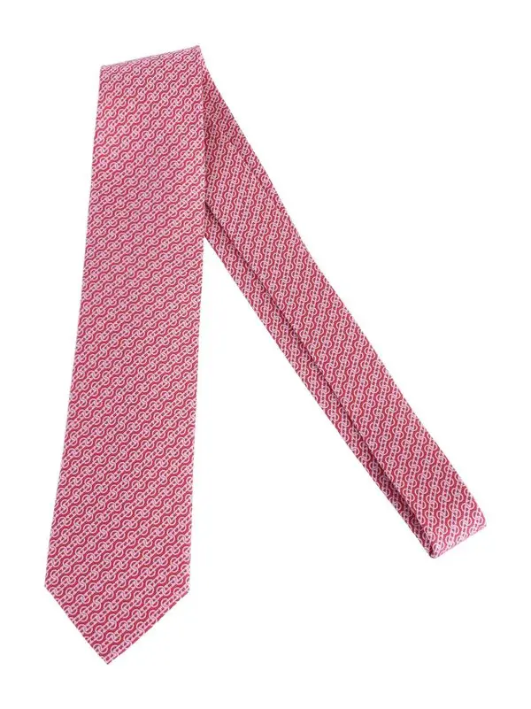 FERRAGAMO Silk Neck Tie - Pink