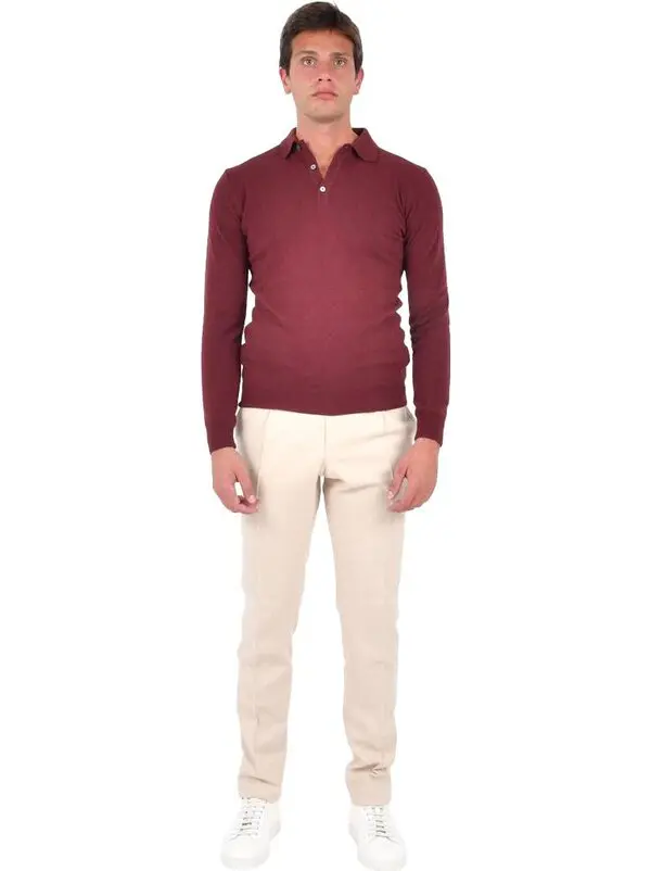 FRANZESE COLLECTION Franzese Napoli Stefano De Martino Model Sweater - Red