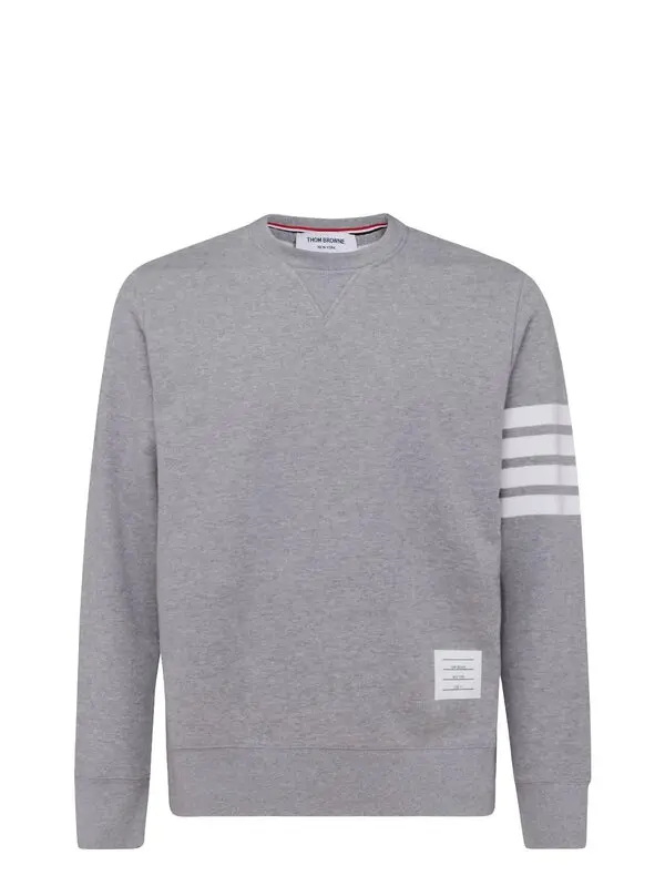 Thom Browne Light Cotton Sweatshirt - Grey