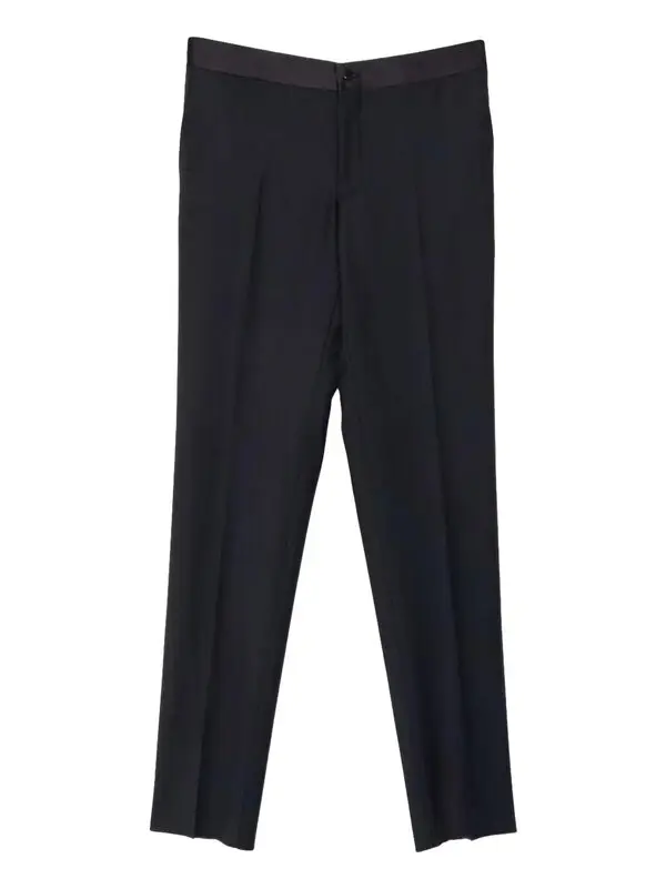 Canali Side-stripe Trousers - Blue