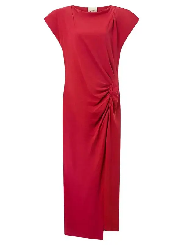 Isabel Marant Étoile Nadela Draped Maxi Dress - Red