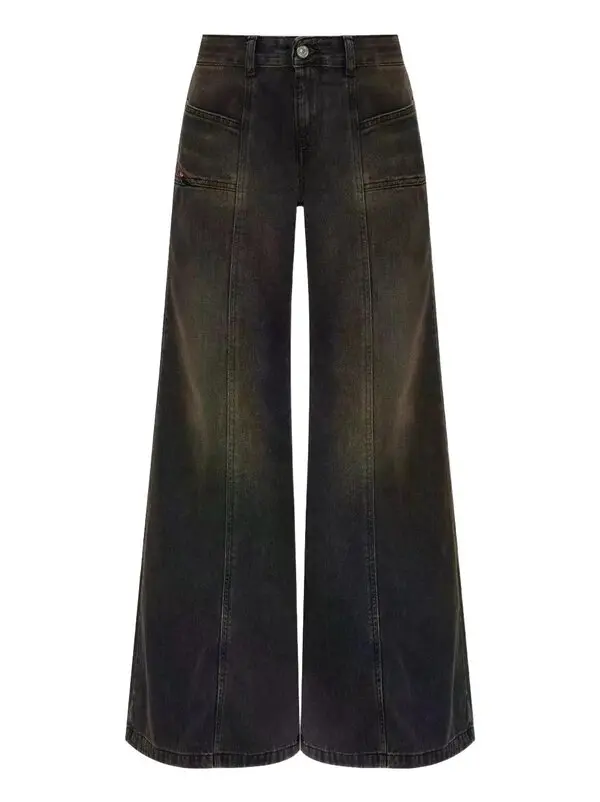 DIESEL® D-akii Front-pockets Jeans - Black