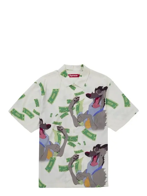 Supreme All Dogs Go To Heaven Short Sleeve Shirt - White