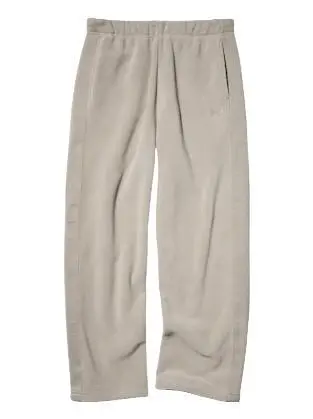 Uniqlo Fleece Wide Pants - Beige