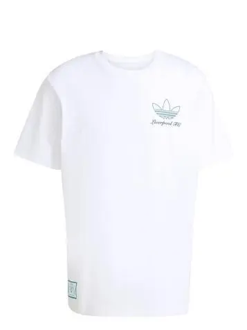 Adidas Liverpool Fc Terrace Icons Graphic T-shirt - White