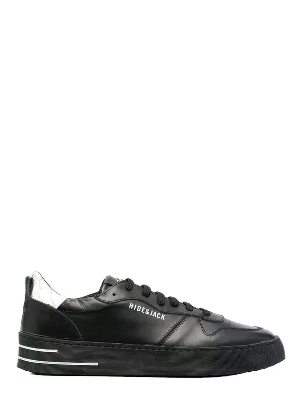 HIDE&JACK Side Logo-print Sneakers - Black