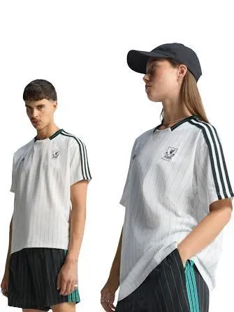 Adidas Liverpool Fc Terrace Icons Jersey - White Sea Green