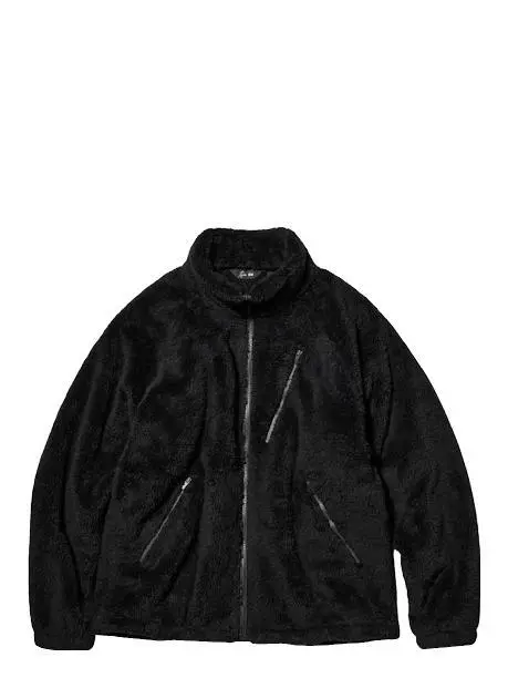 Uniqlo Fleece Zip-up Jacket - Black