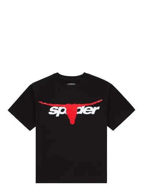 SP5DER Tx5 Flag Tee Shirt - Black