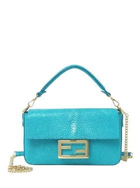 Fendi Baguette Mini Bag - Light Blue