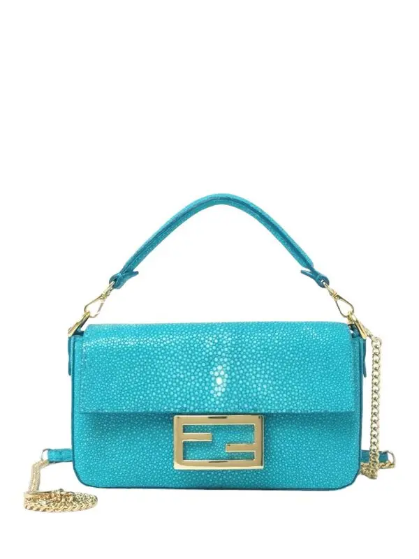 Fendi Baguette Mini Bag - Light Blue