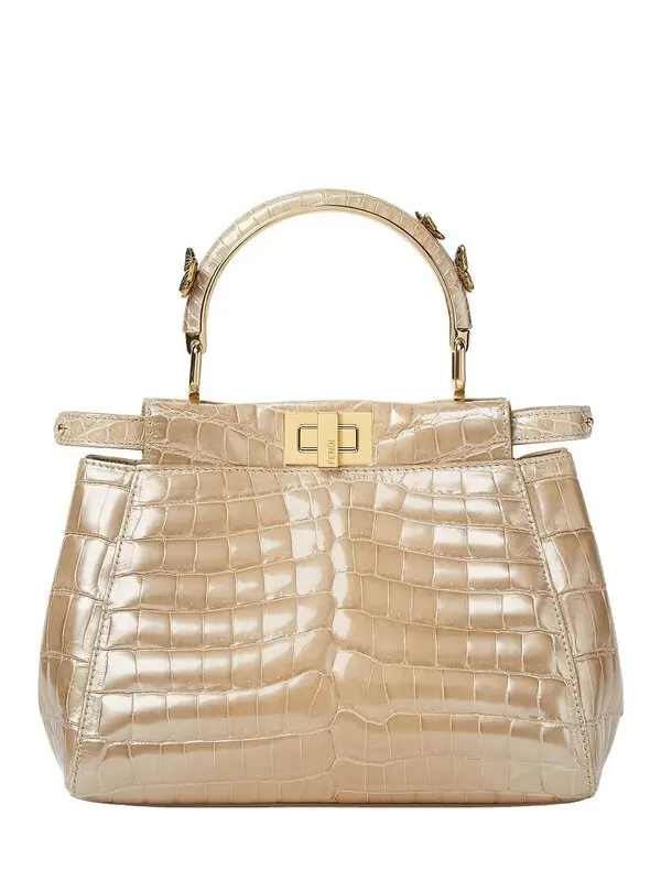 Fendi Peekaboo Mini Bag - White