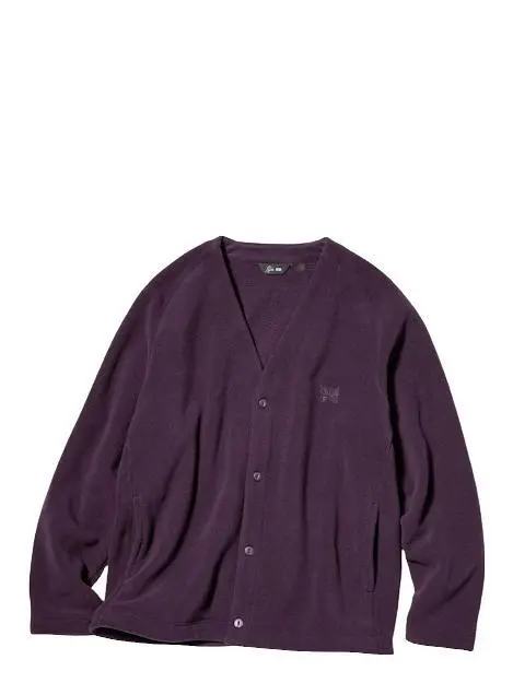 Uniqlo X Needles Fleece Cardigan - Purple