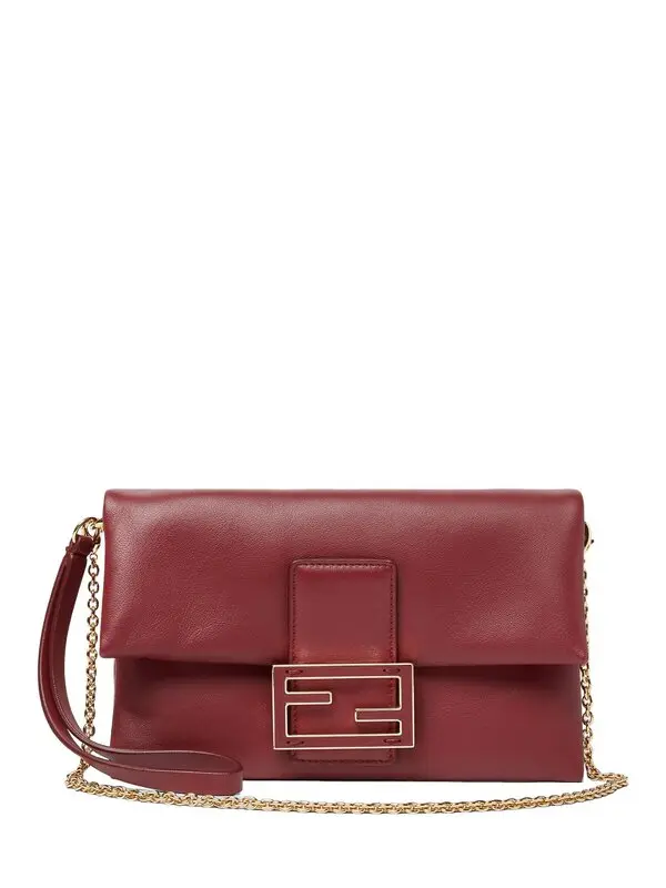 Fendi Mamma Baguette Pouch - Red