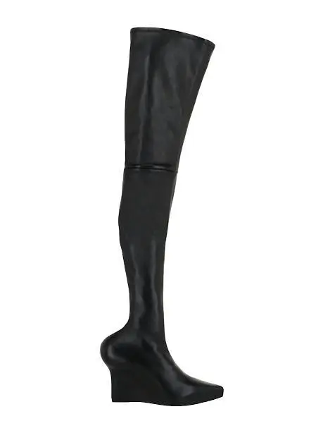 Givenchy Show Stretch Leather Over-the-knee Boots - Black