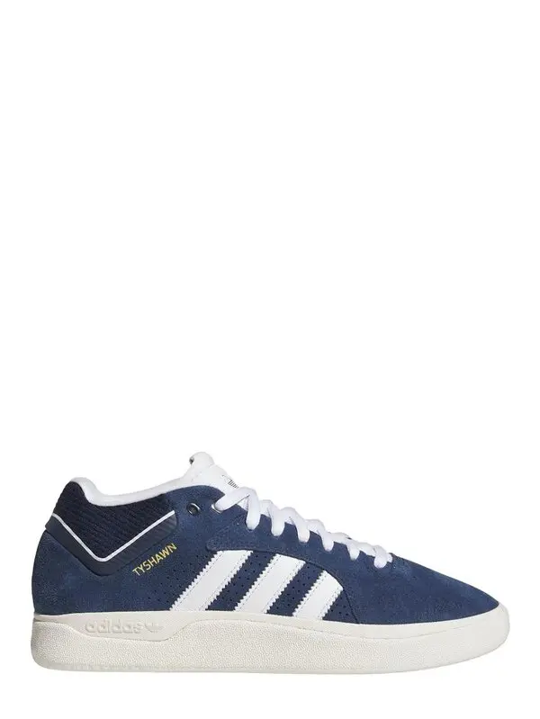 Adidas Tyshawn Mid Sneakers - Collegiate Navy Blue/cloud White/chalk White
