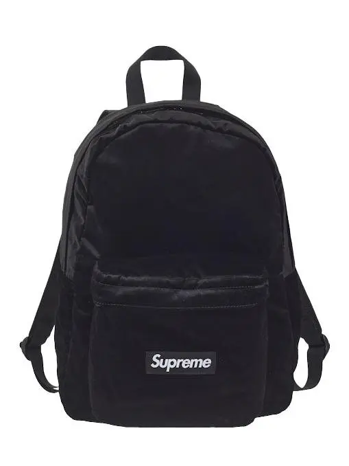 Supreme Velvet Backpack - Black