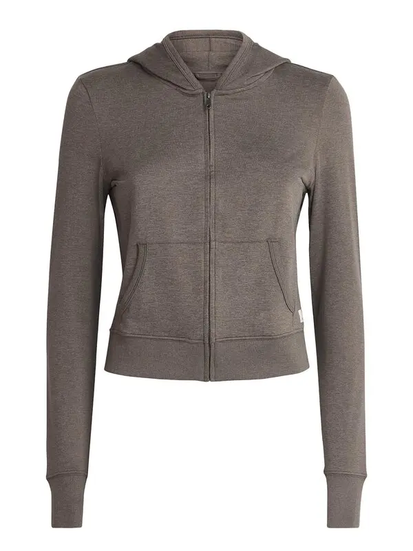 Vuori Halo Mini Zip-up Hoodie - Beige