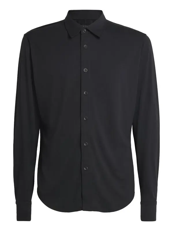 Rag & Bone Cotton Jersey Shirt - Black