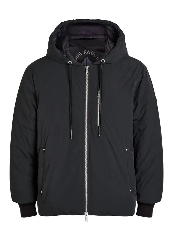 Moose Knuckles Northdale Hooded Shell Jacket - Black