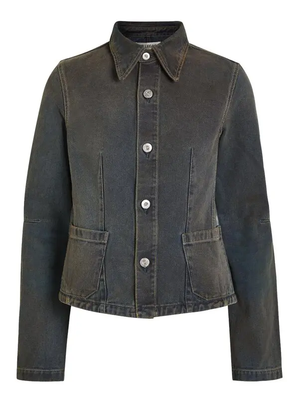 Our Legacy Union Darted Denim Jacket - Black