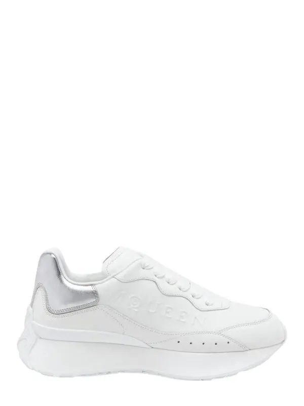 Alexander McQueen Sprint Runner - White/silver