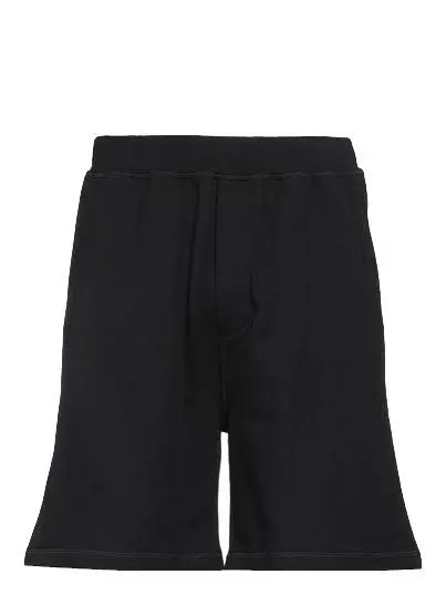 Dsquared2 Relaxed Fit French Terry Shorts - Black
