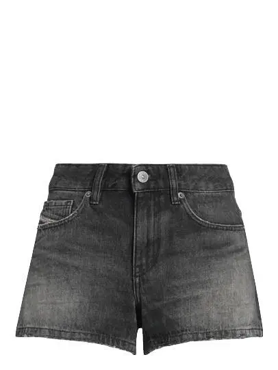 DIESEL Denim Hot Pants - Grey
