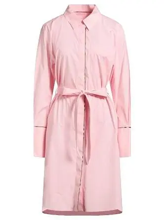 Burberry Belted Midi Shirt Dress - Pink