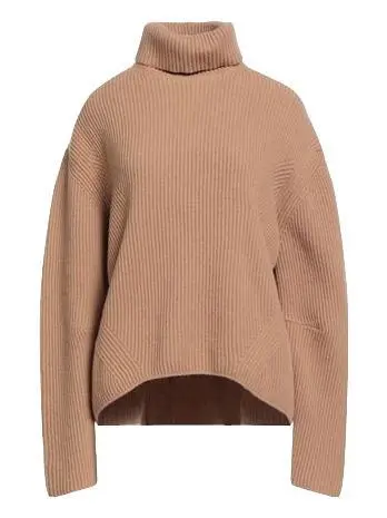 Pinko Cable-knit Turtleneck - Camel