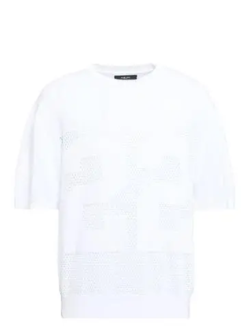 Amiri Knitted Cotton Sweater - White