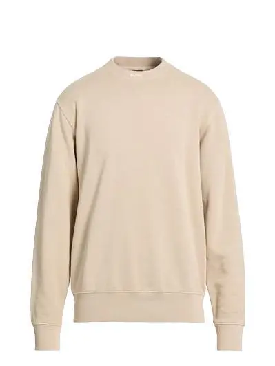 BOSS Cotton French Terry Crewneck Sweatshirt - Beige