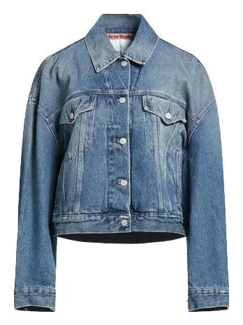 Acne Studios Distressed Denim Trucker Jacket - Blue