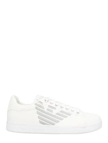 EA7 Low-top Cotton Sneakers - White