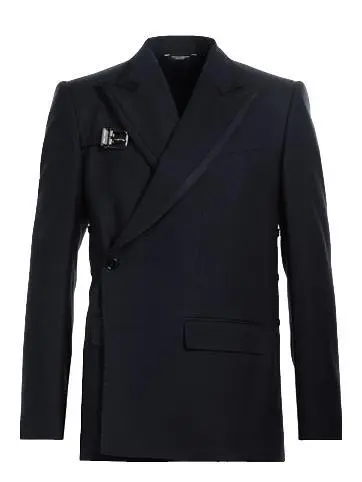 Dolce & Gabbana Blazer Midnight Size Virgin Wool, Silk, Polyester - Blue