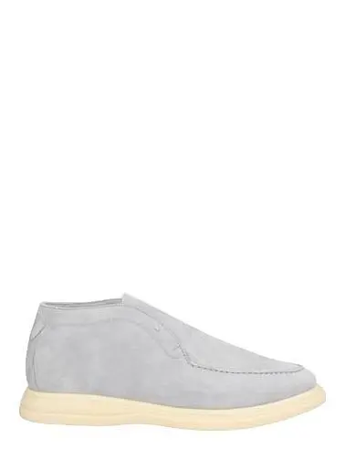 ANDREA VENTURA FIRENZE Ankle Boots In Light Leather - Grey