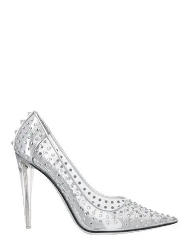 Valentino Garavani Pumps In Pvc With Appliqués - Transparent