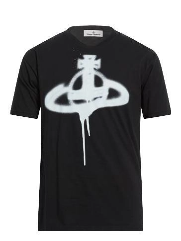 VIVIENNE WESTWOOD T-shirt Cream Size Organic Cotton - Black
