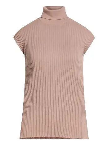 Crossley Turtleneck Ribbed-knit Top - Pink