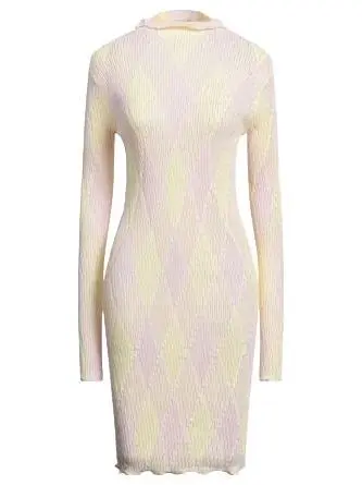 Burberry Geometric-print Knit Midi Dress - Yellow