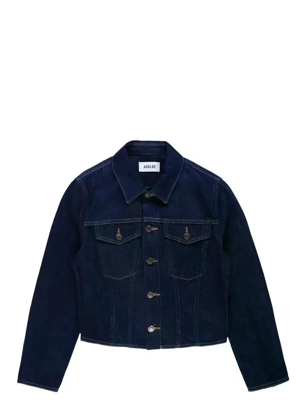 AGOLDE Buttoned Contoured Jacket - Blue