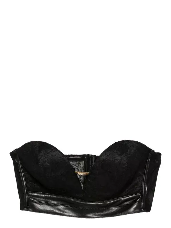 Elisabetta Franchi Lace Top - Black